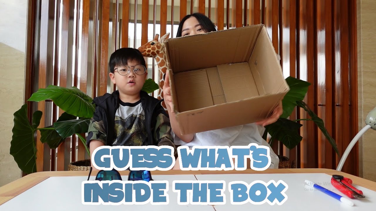 GUESS WHATS INSIDE THE BOX - YouTube