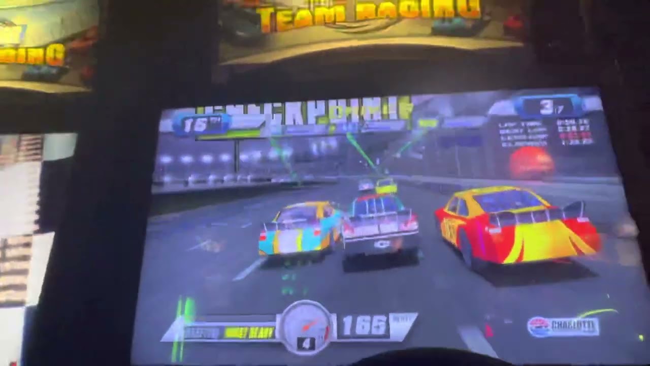 NASCAR Team Racing Arcade at Charlotte as Dale Earnhardt Jr (2010 cars ...
