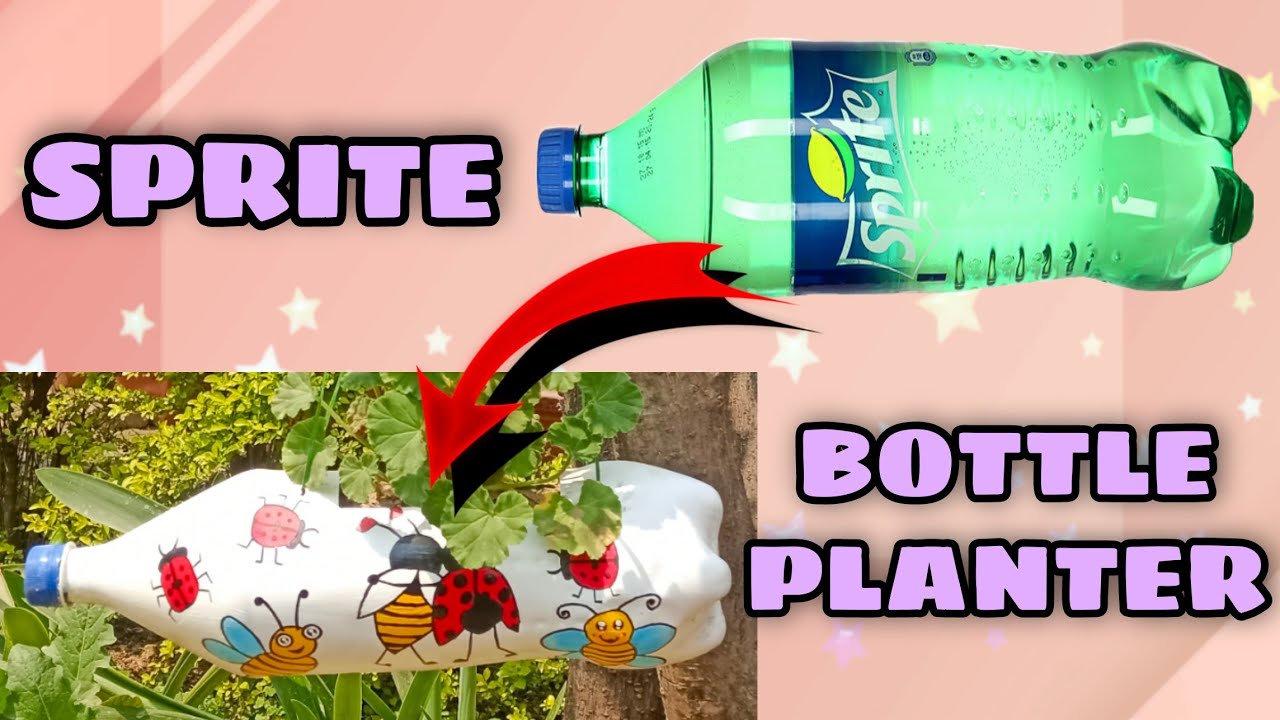 DIY Sprite Bottle Planter||Best out of waste||Handmade Planter ...