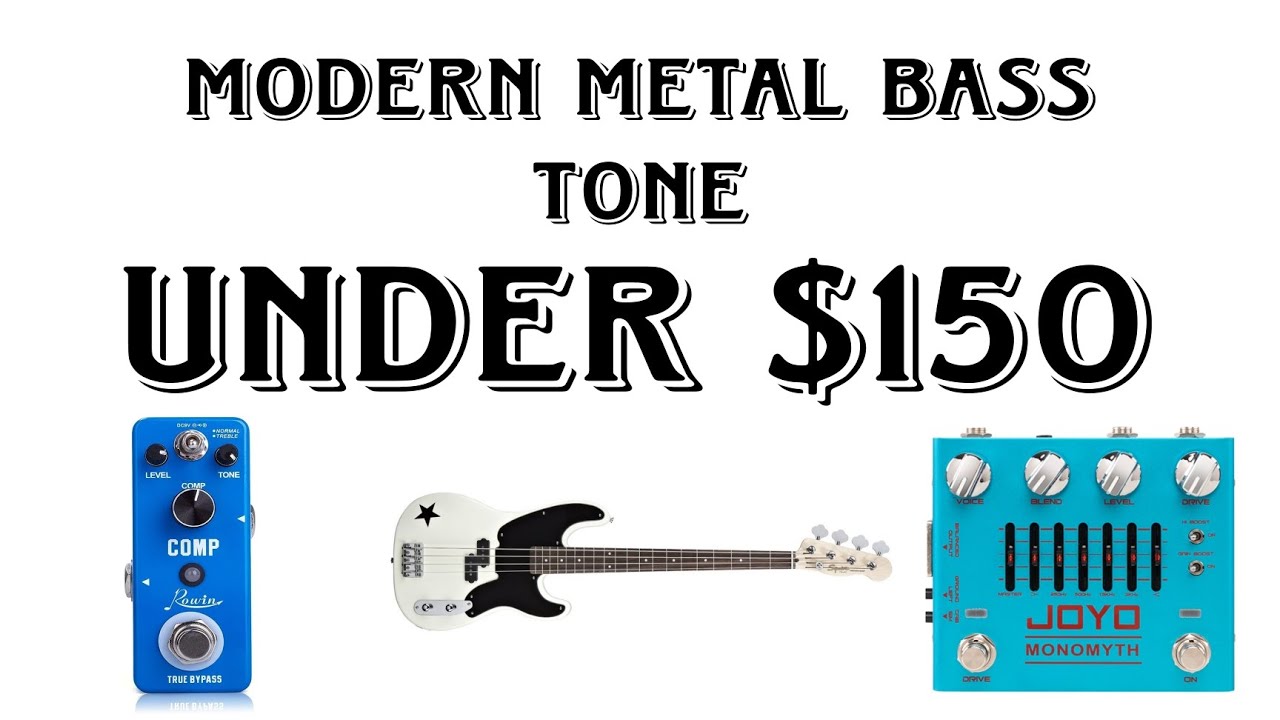How to Modern Metal Bass Tone Under 150$ (no talking) - YouTube