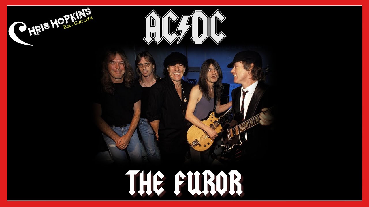 EP 133 AC/DC - The Furor - Bass Cover (feat onscreen and downloadable ...