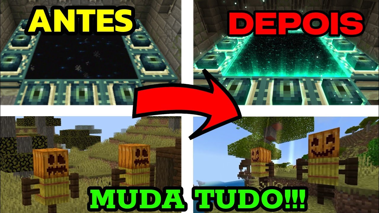 Essa textura MUDA SEU MINECRAFT PARA A MELHOR!SOM AMBIENTE, MUDANÇAS ...