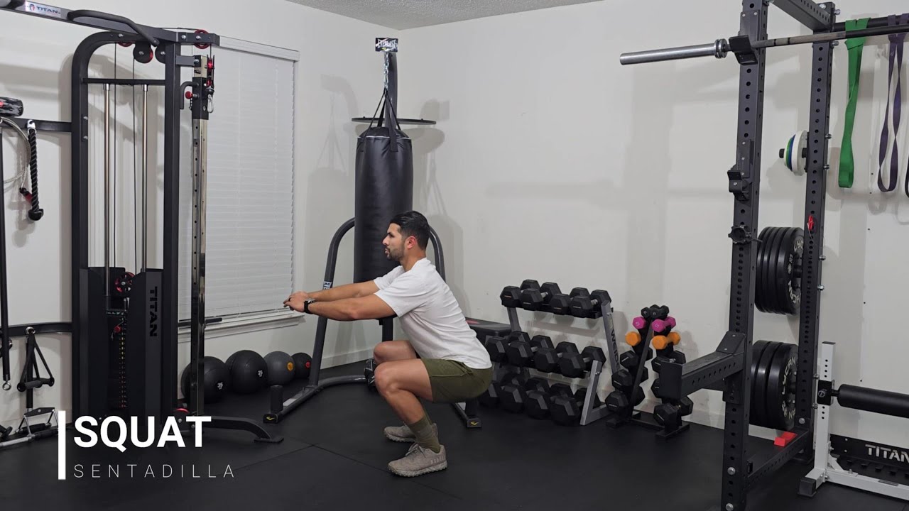Body Weight Squat - Sentadilla con Peso Corporal Biblioteca de ...
