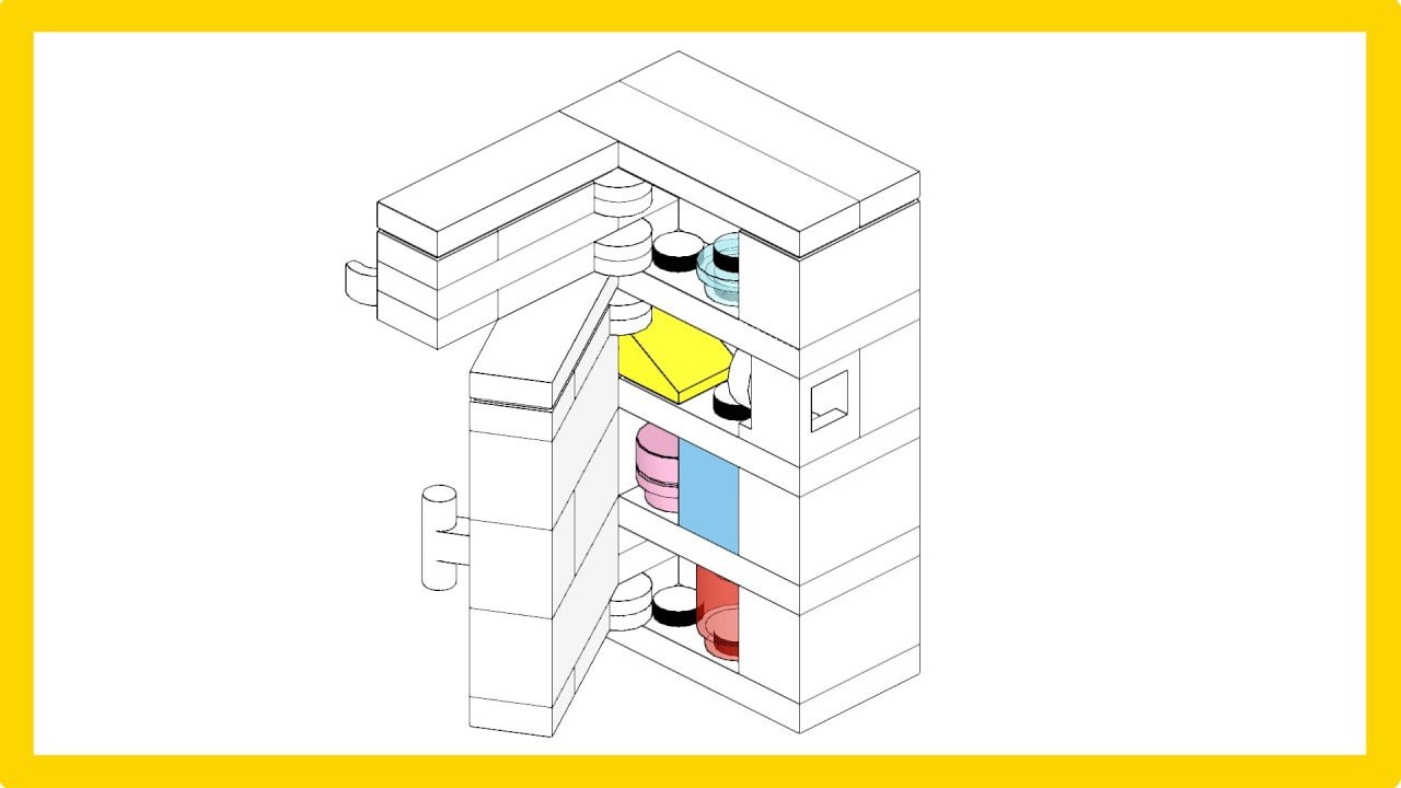 Lego Fridge Instruction - YouTube