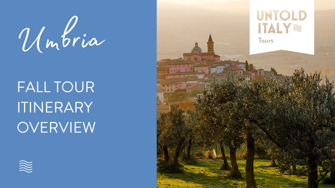 Umbria Fall Tour Itinerary Overview - YouTube