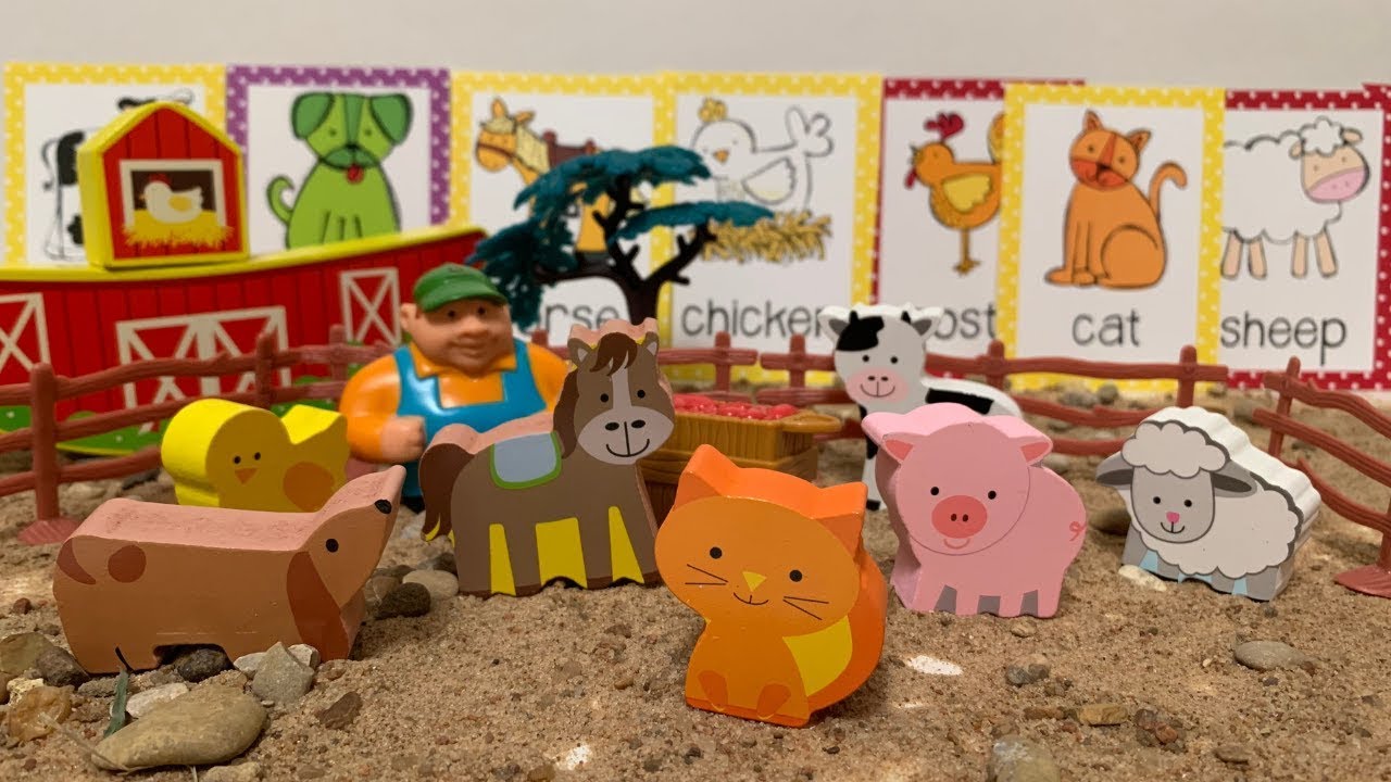 Contando animales de la granja🔢 Animales de la granja🐮🐷🐴 Videos para ...