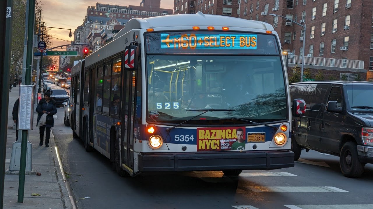 NYCT Bus: 2012-2013 Nova Bus LFSA's #5301 & #5354 on the M60 SBS (11/30 ...