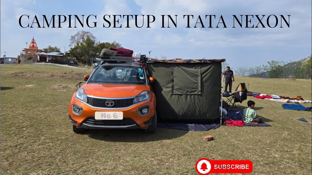 CAMPING SETUP IN TATA NEXON - YouTube