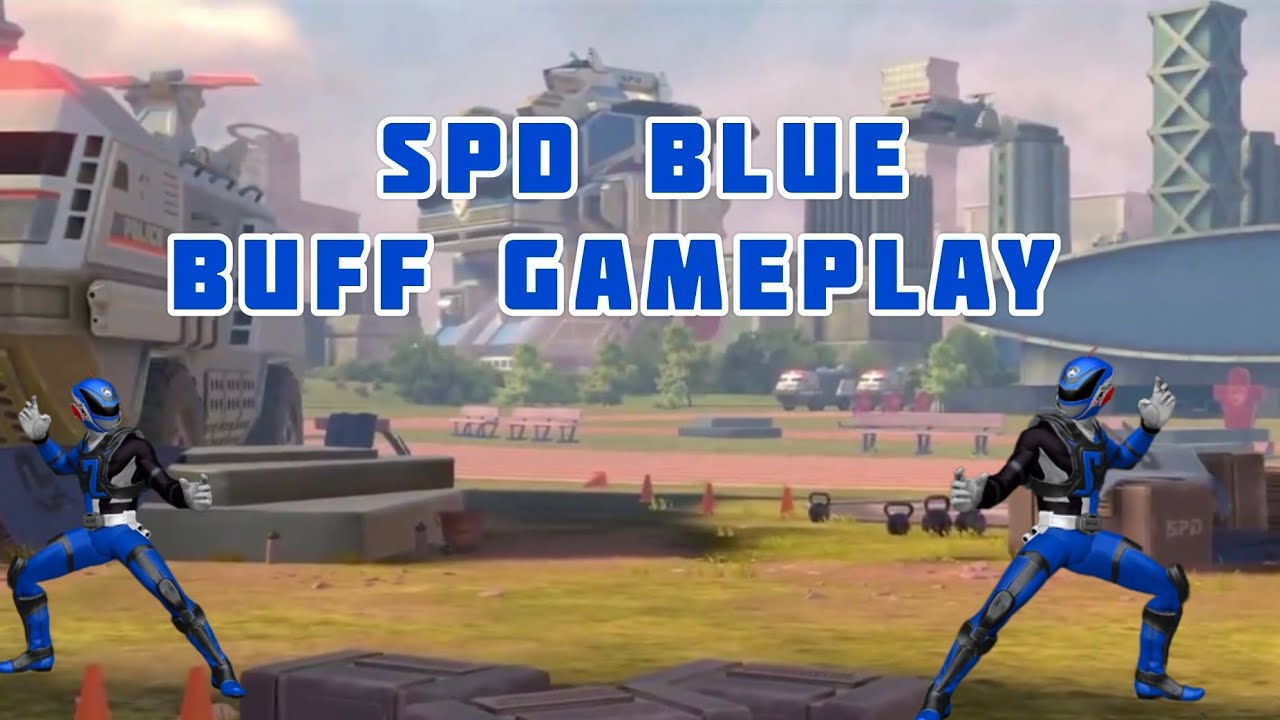 Power Rangers Legacy Wars SPD Blue buff gameplay - YouTube