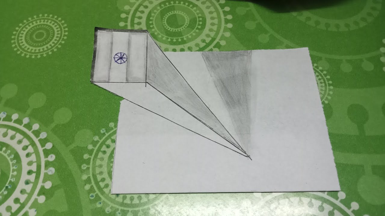 3D flag drawing - YouTube