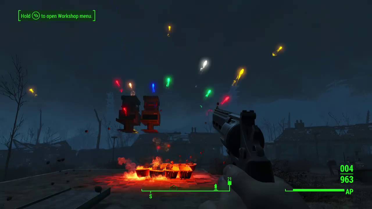 Fallout 4 Firework fun Xbox one - YouTube