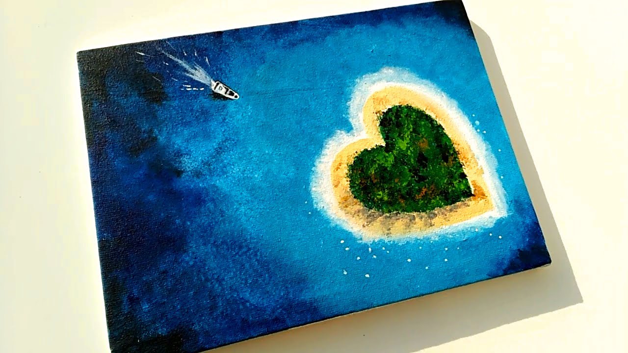 Seascape Painting | Sea Painting | Acrylic Painting for Beginners ...