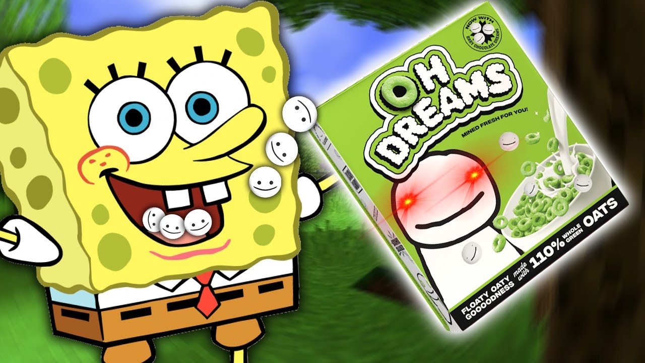 SpongeBob tries "Oh Dreams" Cereal - YouTube