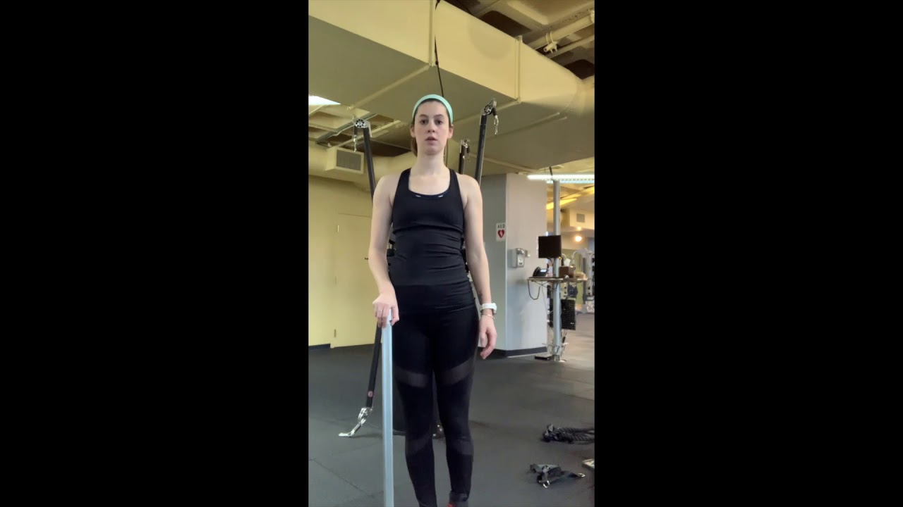 Standing Knee Raise w Balance - YouTube
