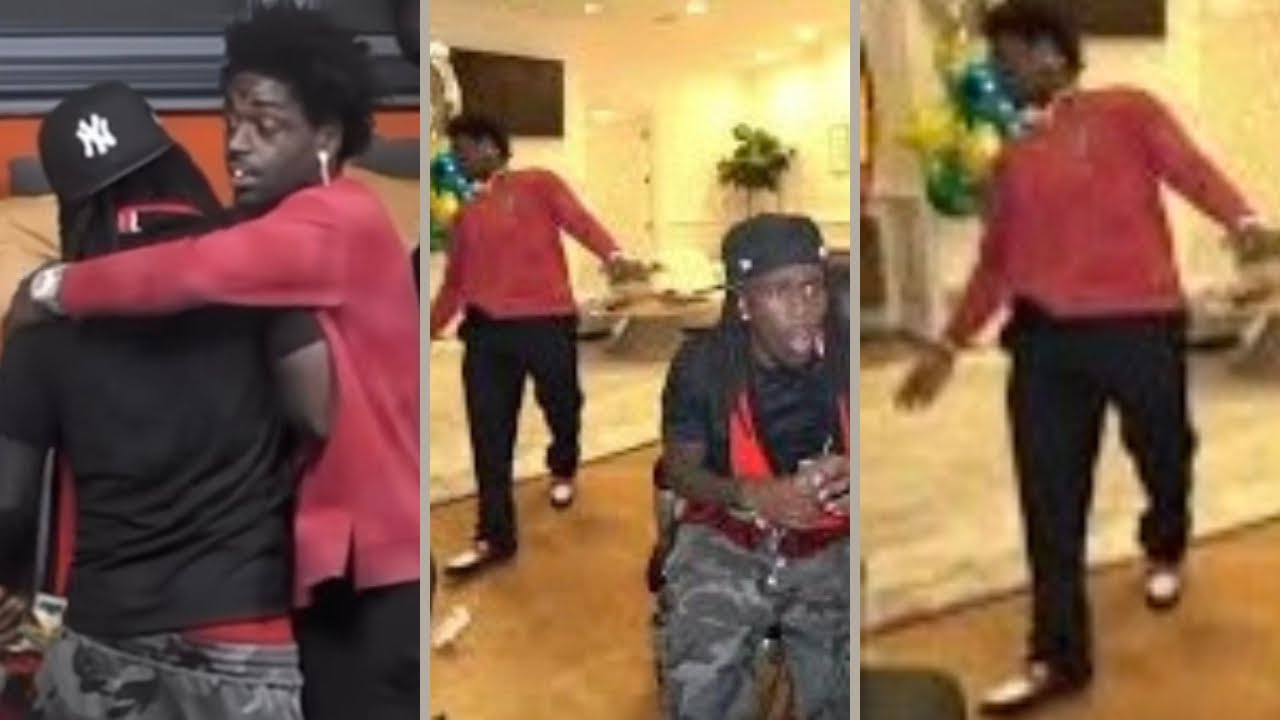 Kodak Black Wild Fall While Doing A Trick Shot On Kai Cenat Stream! And ...