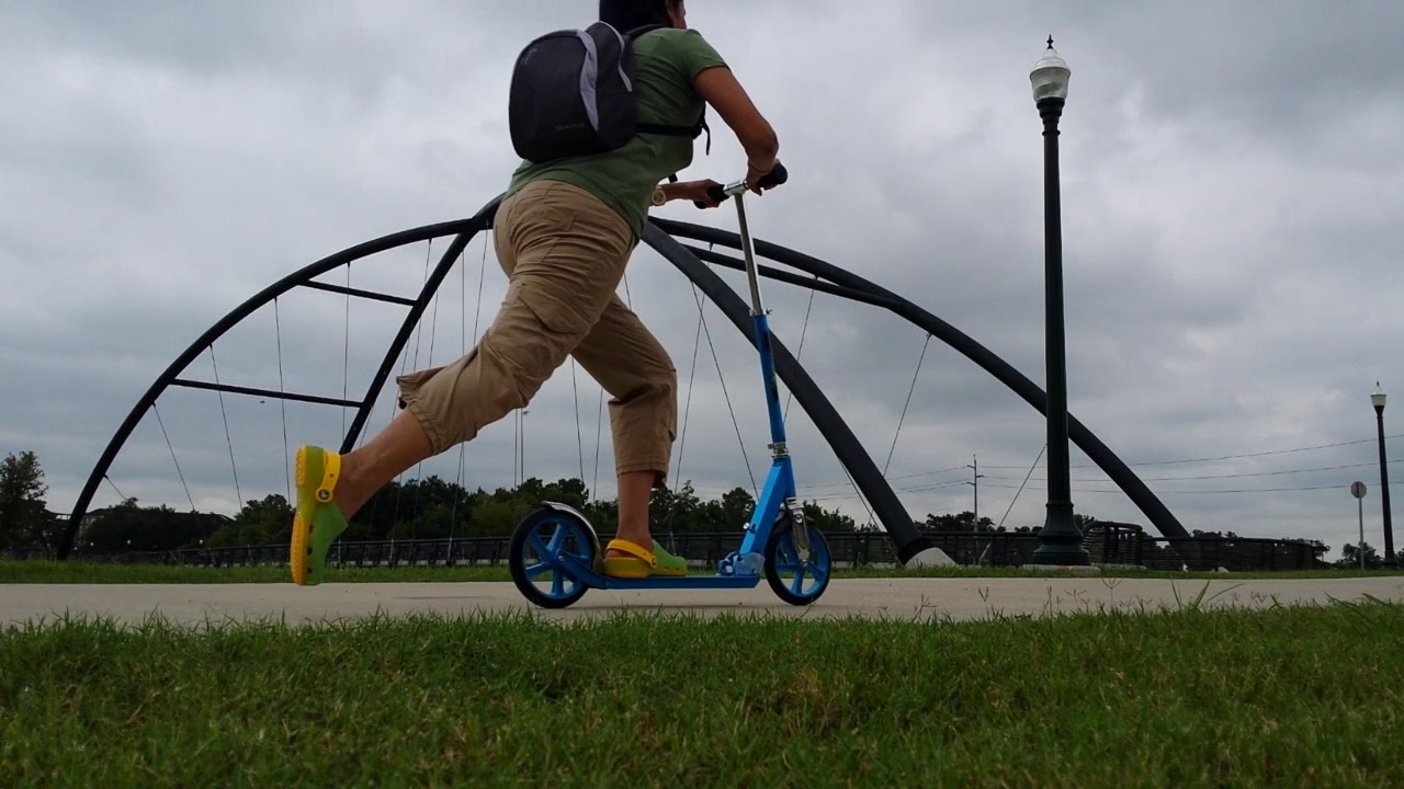 Go-Ped Know-Ped & Razor A5 Lux: "First Ride" - YouTube