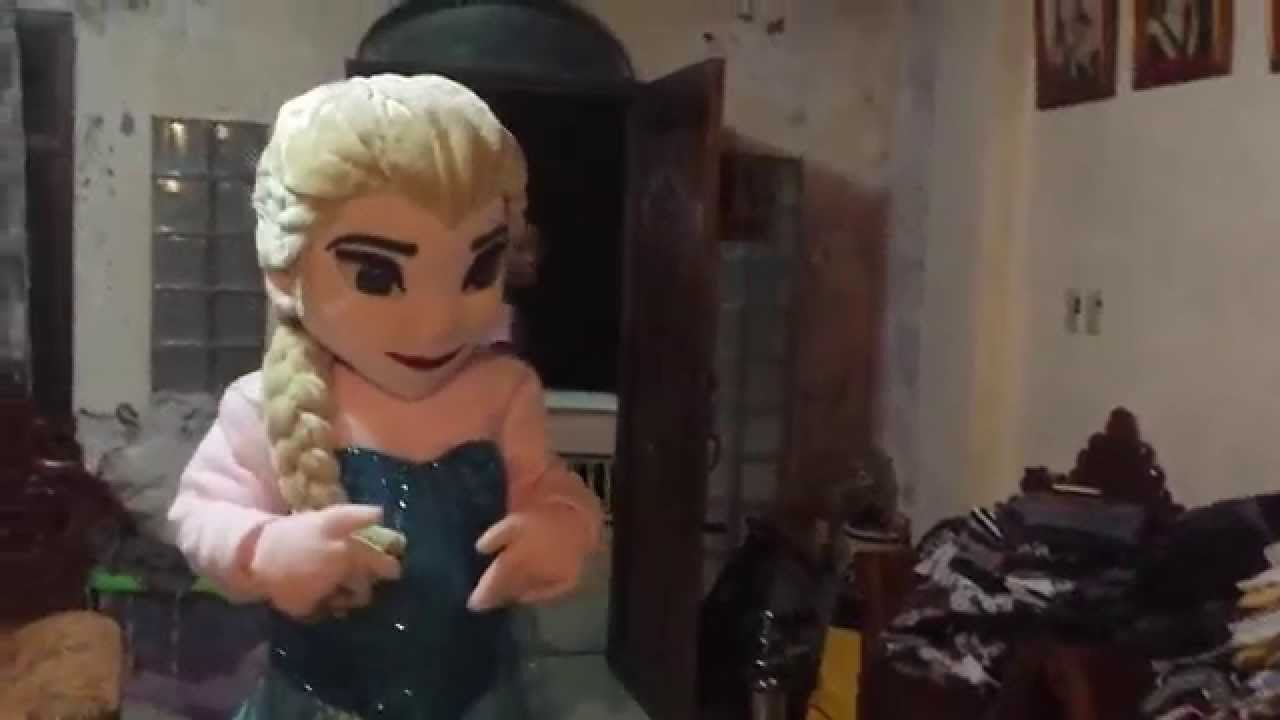 Elsa mascot for sale/rent by VG Party Needs - YouTube