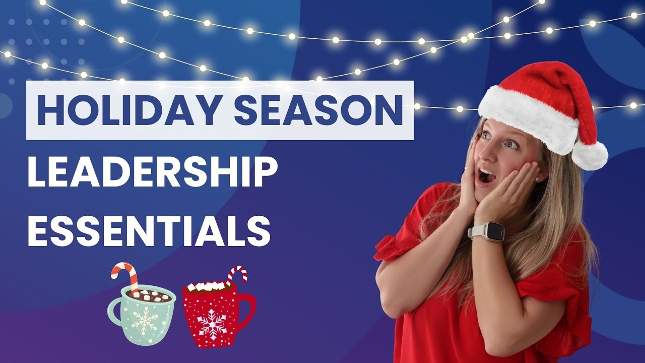 Holiday season leadership essentials | Rita Szamosi - YouTube