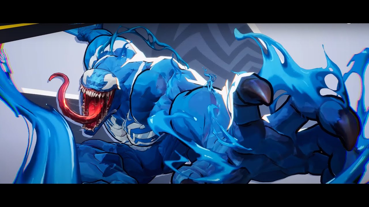 Marvel Rivals Cyan Clash Venom skin showcase [Beta exclusive skin ...
