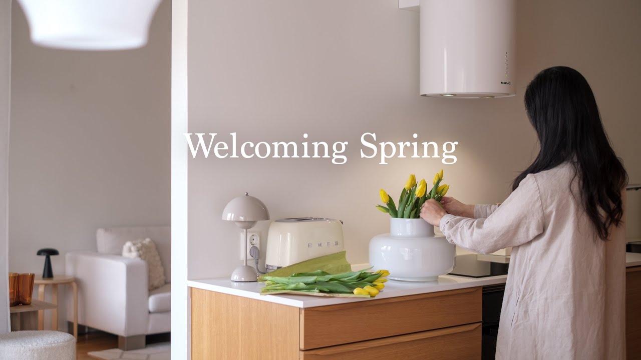 Welcoming Spring 🌷I Home Reset & Self-Care I My daily life at home I ...