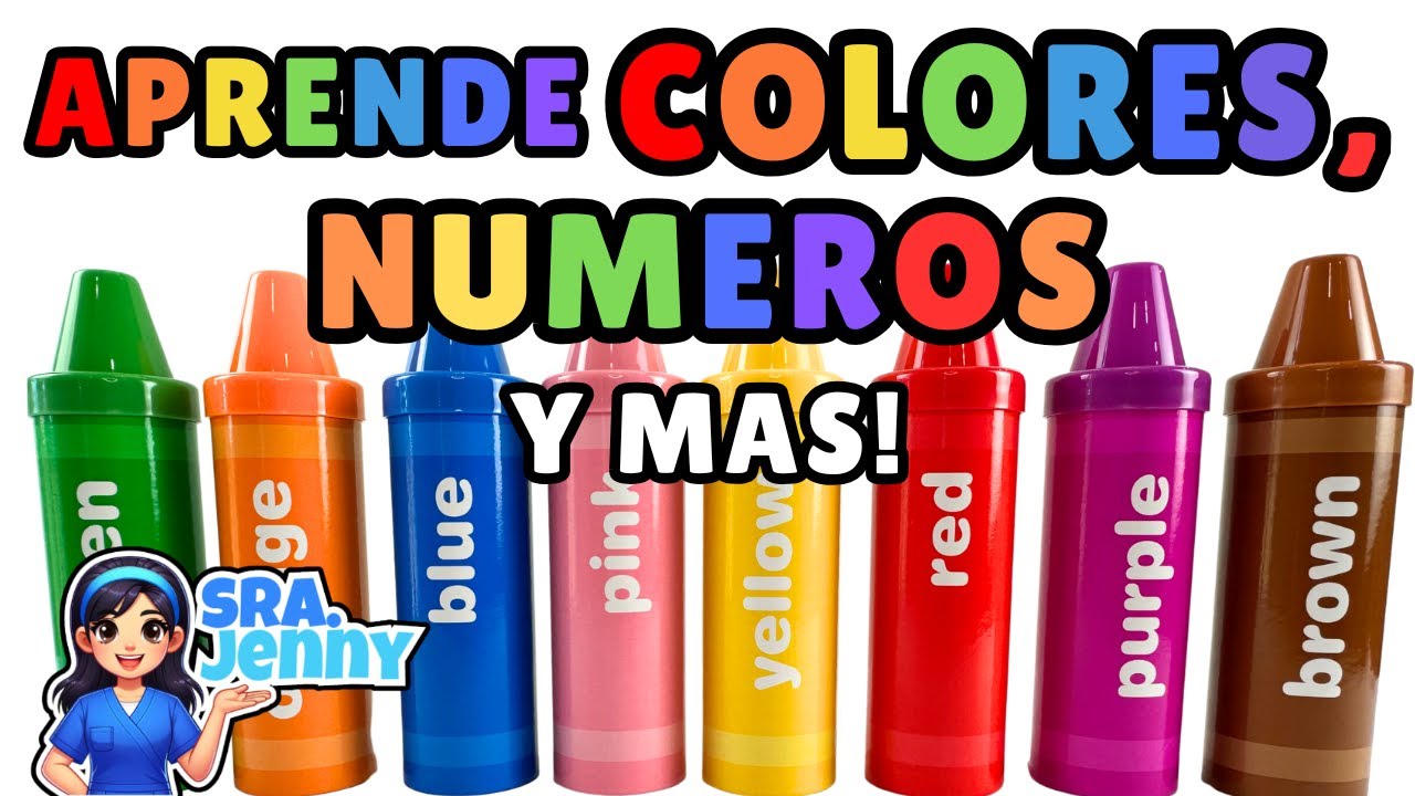 Learn Spanish, Colors, and Numbers with Sesame Street Crayon Surprises ...