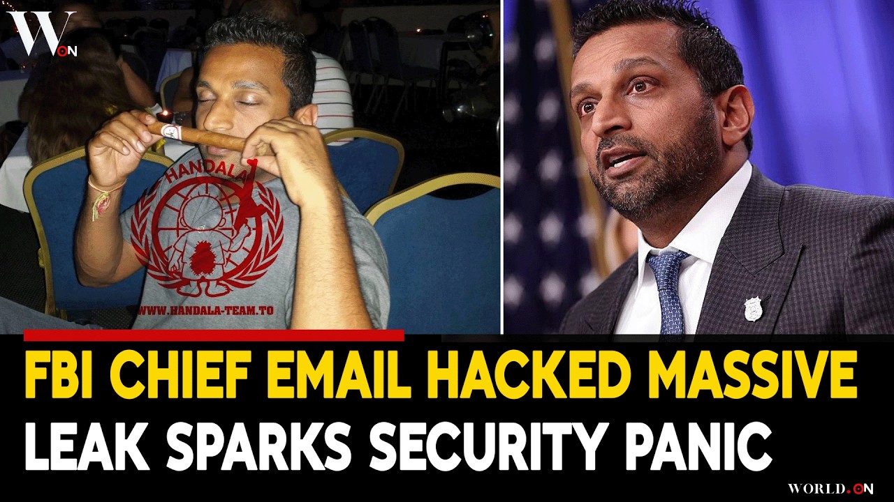FBI Director Kash Patel Email Hack Leak Shocks US Security - YouTube