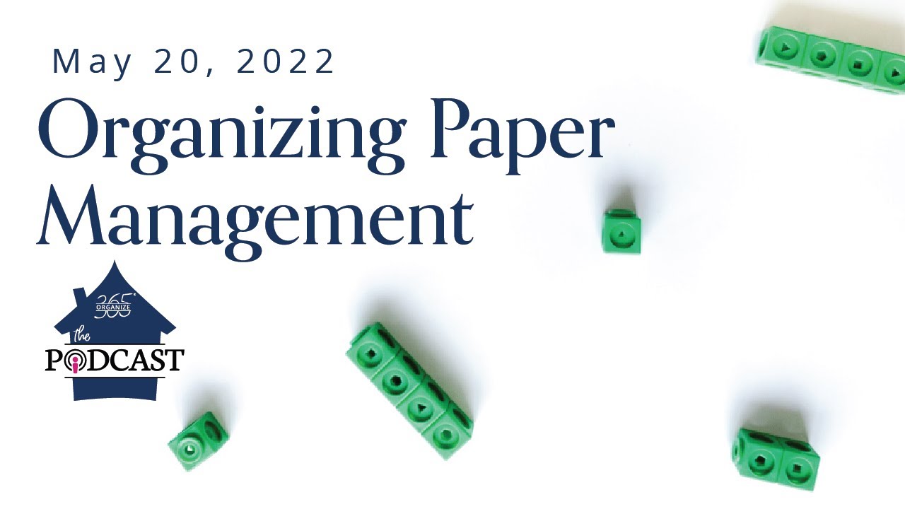 Organizing Paper Management - YouTube