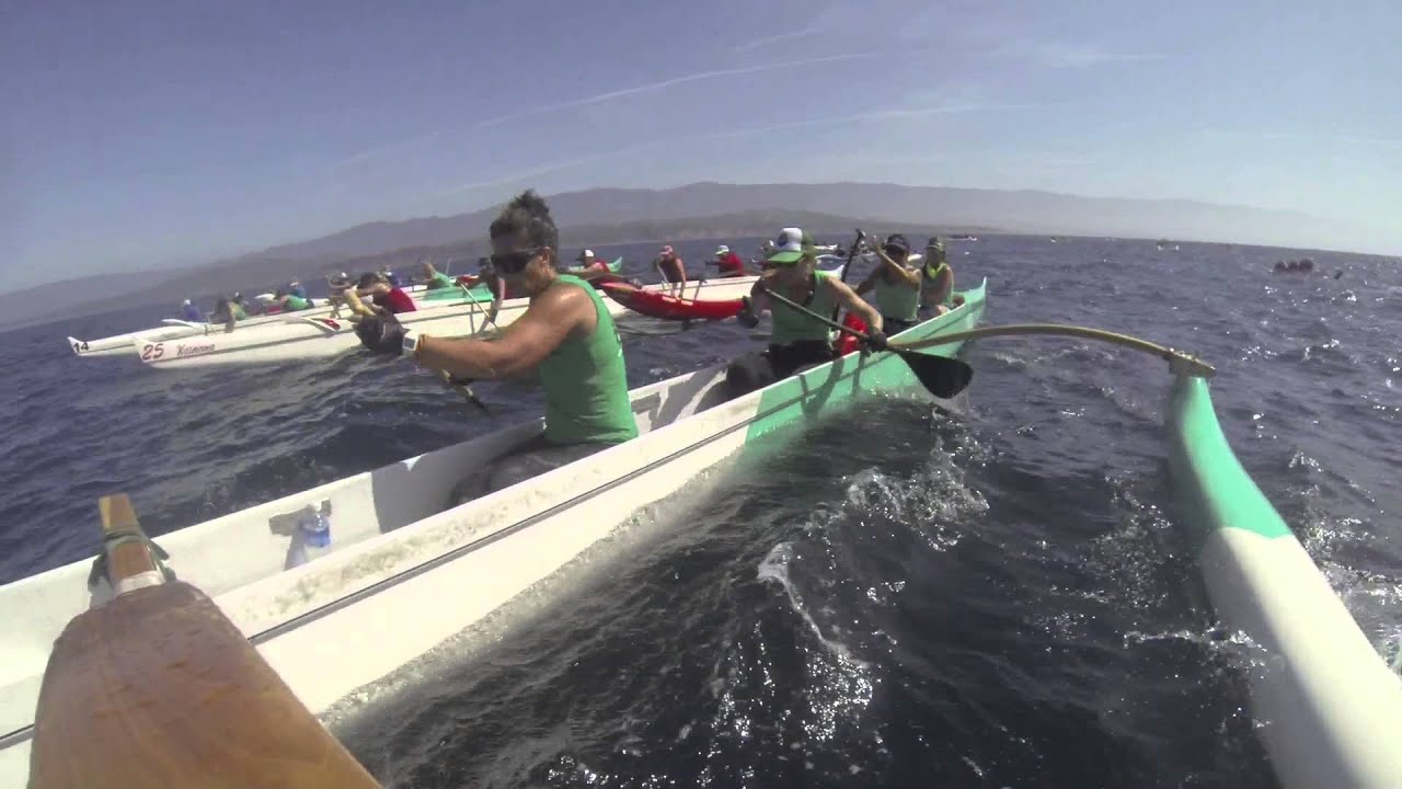 Senior Masters Dana Outrigger. Rig Run, Santa Barbara. - YouTube