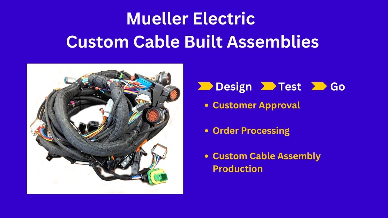 Mueller Electric's Custom Built Cable Assemblies - YouTube