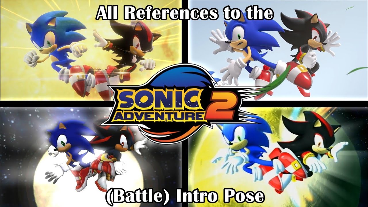 All References to the Sonic Adventure 2 Intro Pose - YouTube