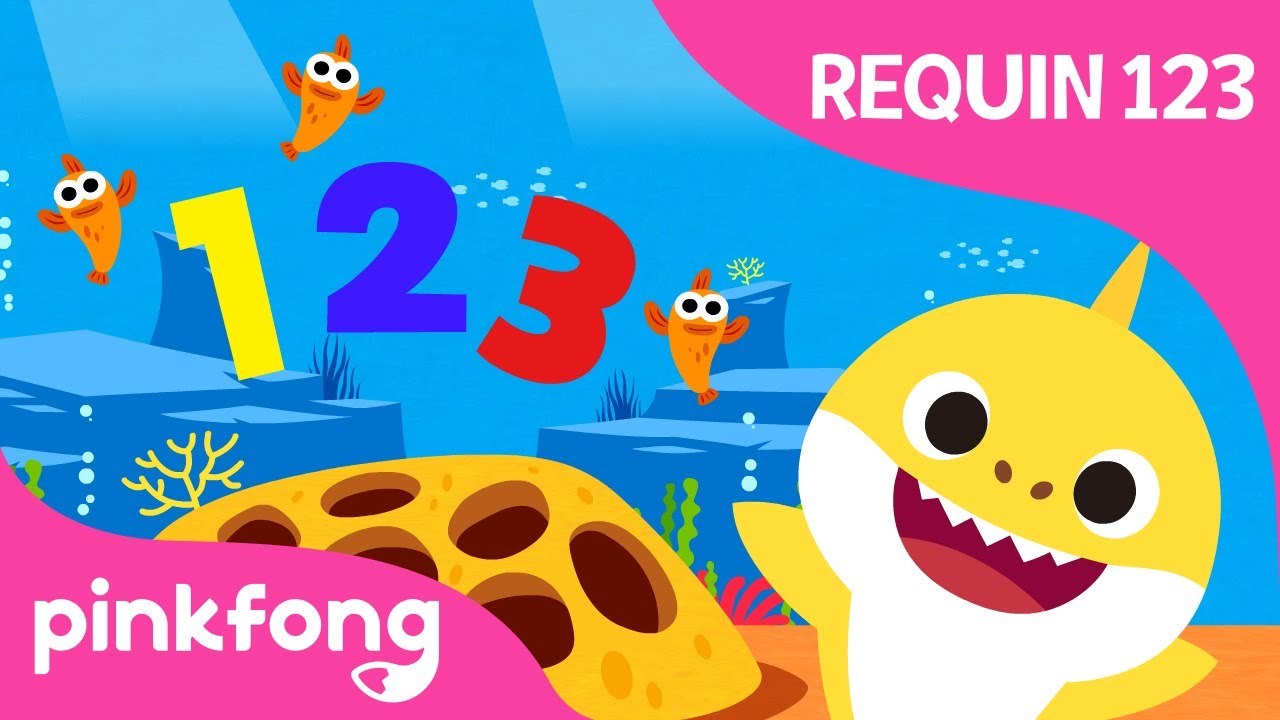 Requin 123 | Bébé Requin Chanson sur les Chiffres | Pinkfong, Bébé ...