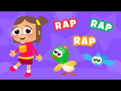 Rap Rap Rap Yürürsün - Hayvanları Öğreniyorum - Çocuk Şarkıları - Çizgi Film