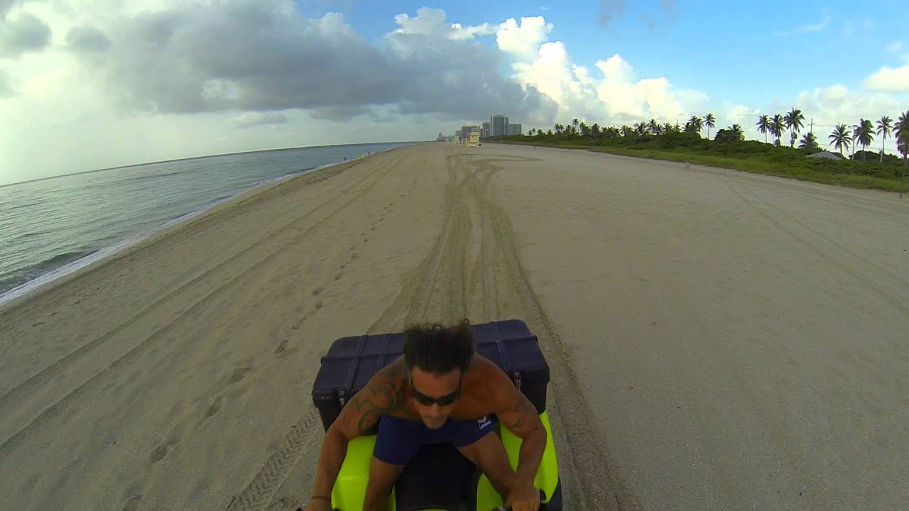 Miami-Dade Fire Rescue Ocean Rescue at Haulover Beach - YouTube