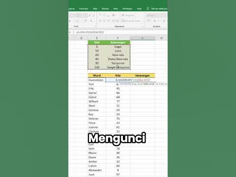 Cara Cepat Excel : VLOOKUP #excel #tutorialexcel #excelpivot #tutorial #microsoft #tips - YouTube