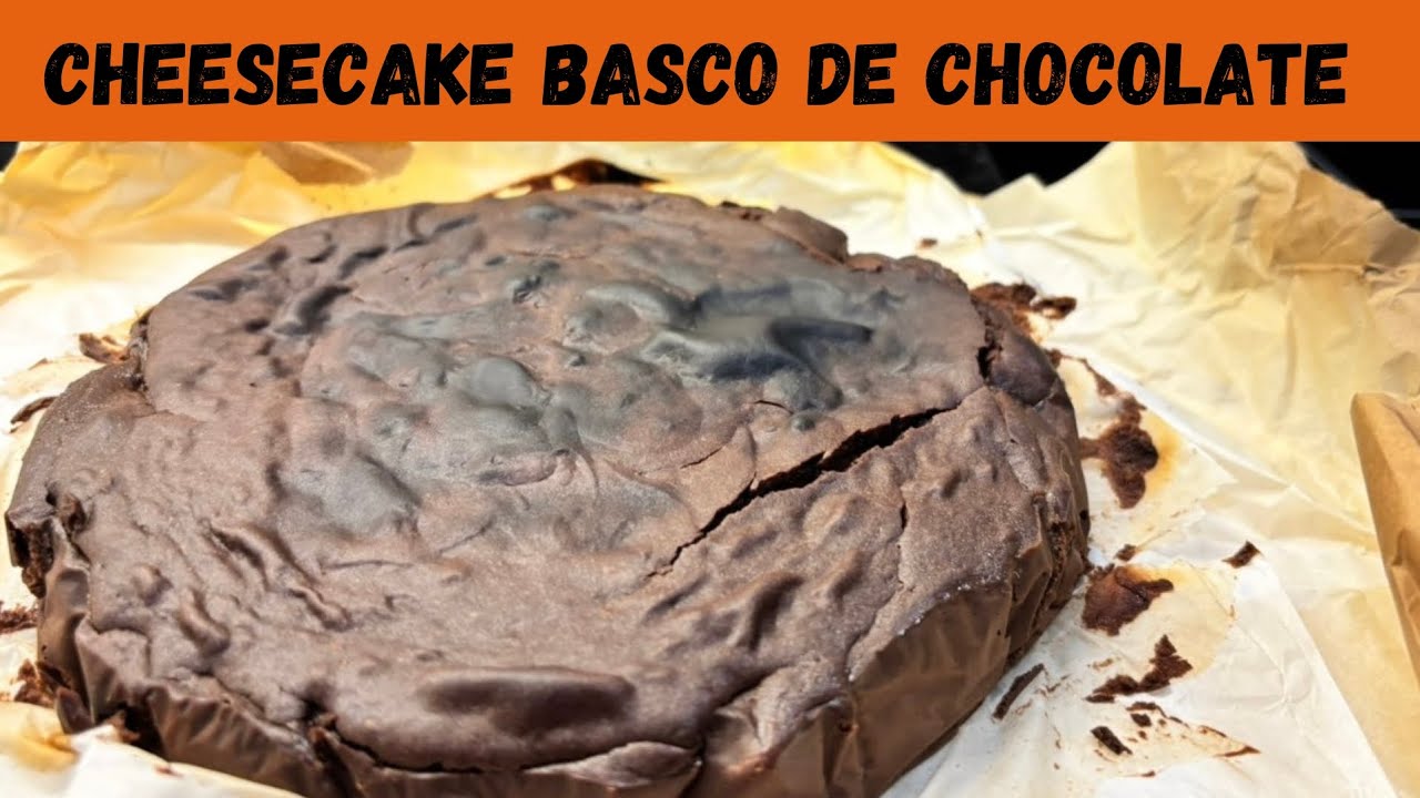 Cheesecake Basco de Chocolate 🍫 - YouTube