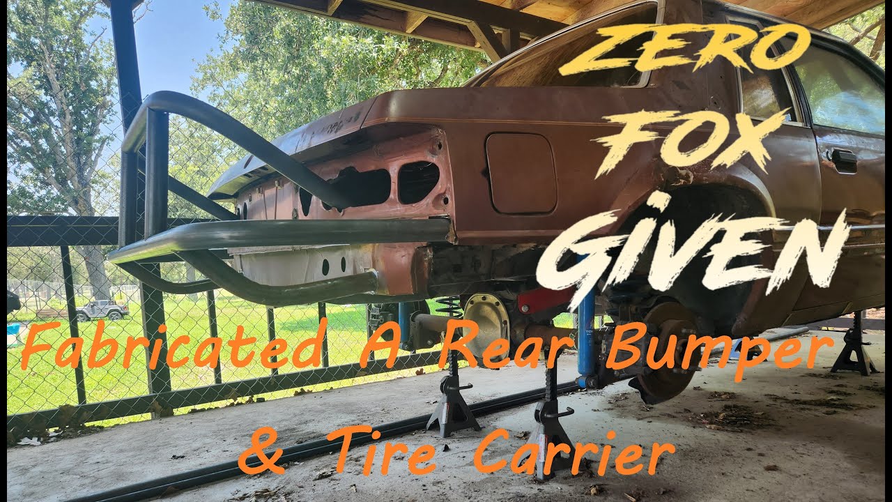Building a Prerunner Bumper & Tire Carrier. Off-Road Fox-Body Mustang ...