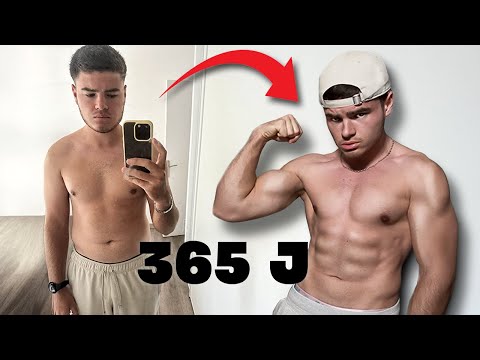 1 AN DE SPORT INTENSIF ! (TRANSFORMATION PHYSIQUE EXTRÊME)😱