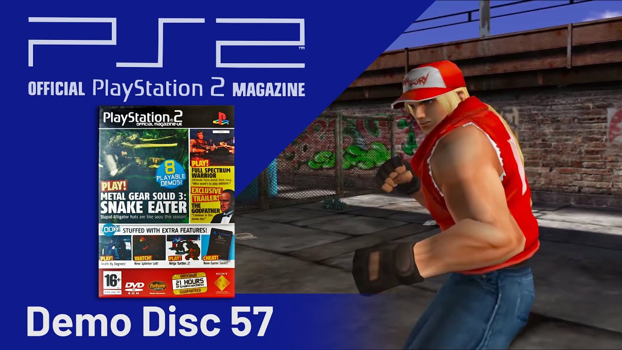 PS2 Demo Disc 57 Longplay HD (All Playable Demos, Spy, Monitor, Replay ...