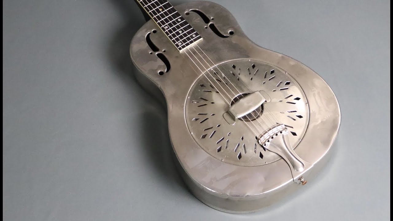 1933 National Style O Square Neck Lap Steel Resonator Guitar - YouTube