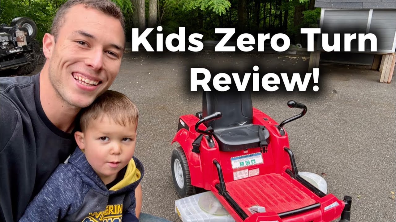 Kid Trax Zero Turn Mower Review: Best $100 Ever Spent! 🚜 - YouTube