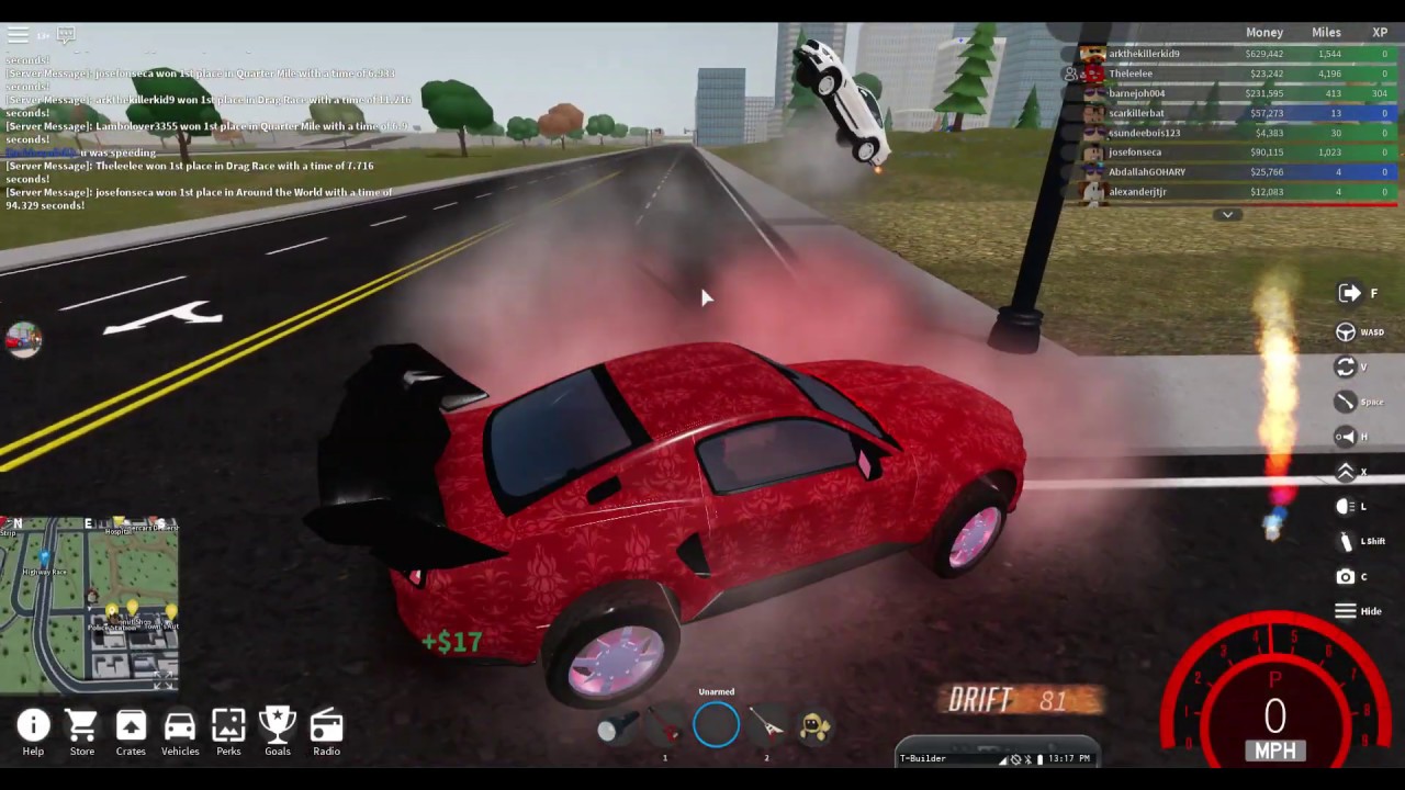 Person does awesome slo-mo trick(Roblox Vehicle Sim) - YouTube