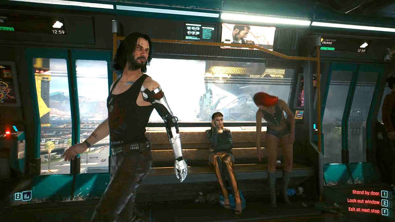 Metro between Ebunike to Pacifica - Stadium | Cyberpunk 2077: Phantom ...
