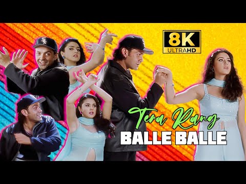 Tera Rang Balle Balle 8K Full Video Song | Soldier (1998) | Jaspinder Narula | Sonu Nigam