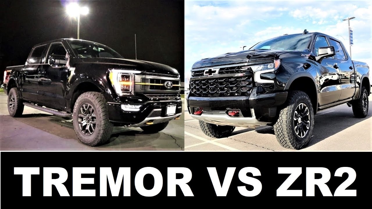 2022 Chevy Silverado ZR2 Vs 2022 Ford F-150 Tremor: Did Chevy Beat Ford ...