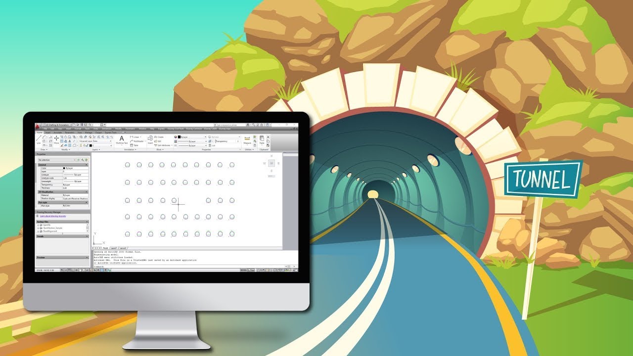 Tunnel Cross Section Generation Software - YouTube