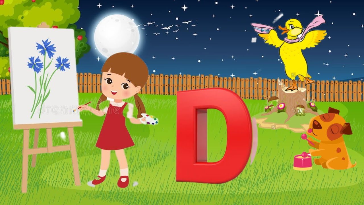 Letter D Story | Short Story Letter D | English Story For Kids - YouTube