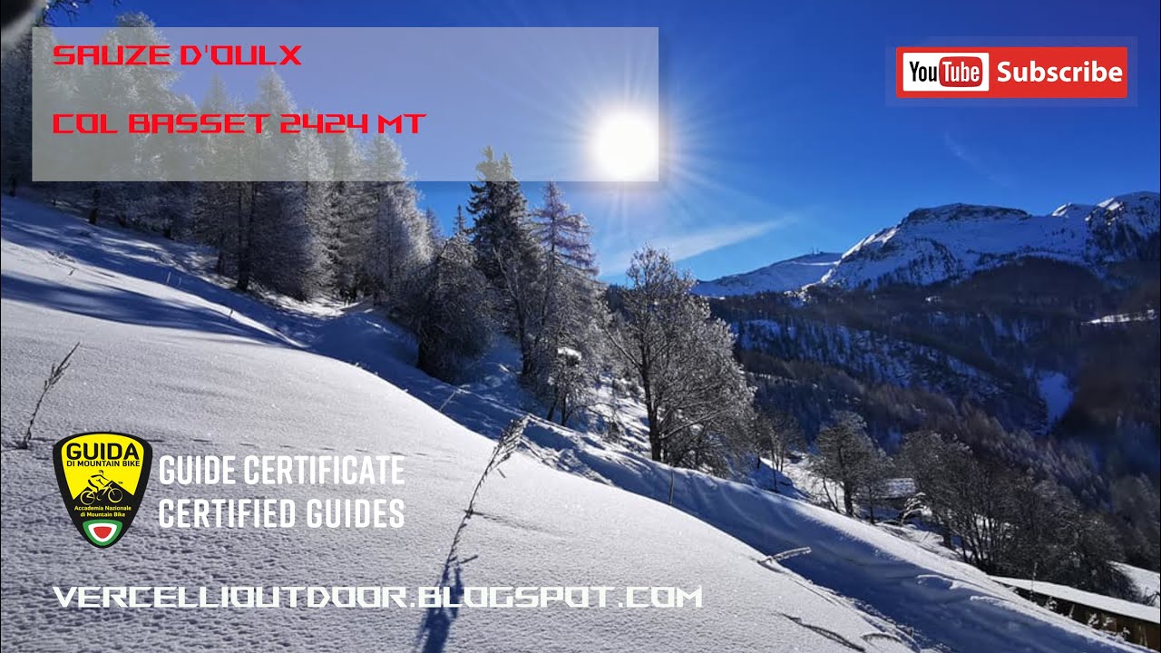 Sauze d'Oulx, Skialp - Col Basset 2424 mt - YouTube