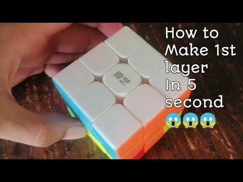 how to solve Rubik's Cube | rubik cube | rubik cube 3 layer | rubiks cube new Trick | rubiks ...