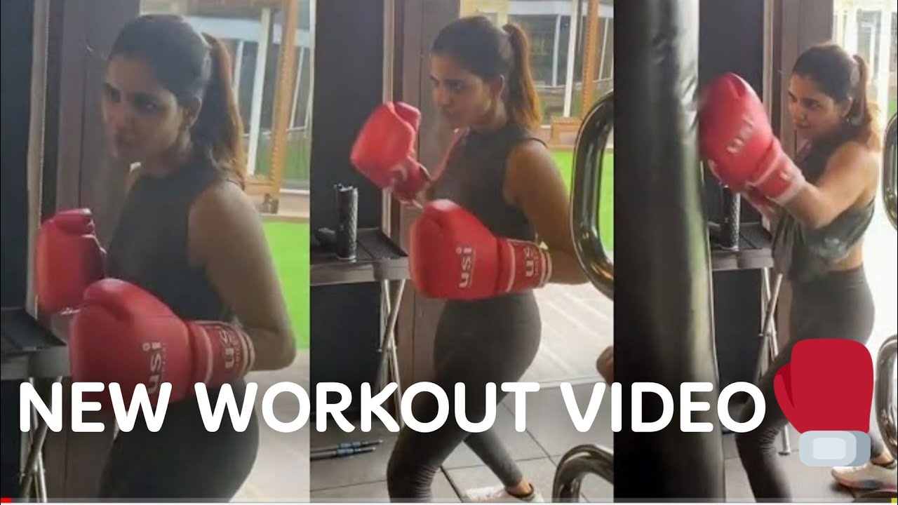 Samantha Akkineni Workout Video | Samantha Superb Boxing Workout in GYM ...