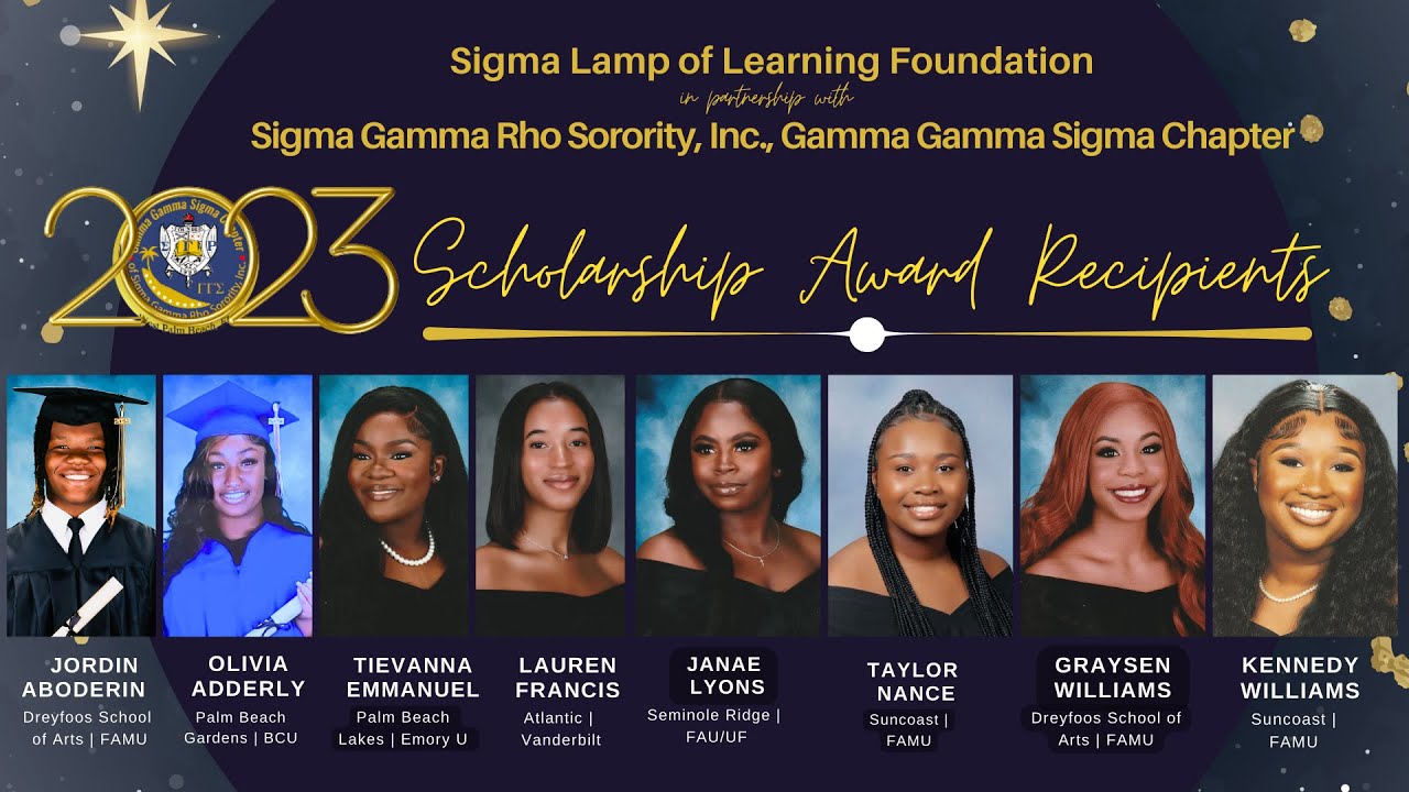 2023 SLLF's $1,200 Scholarship Recipients - YouTube